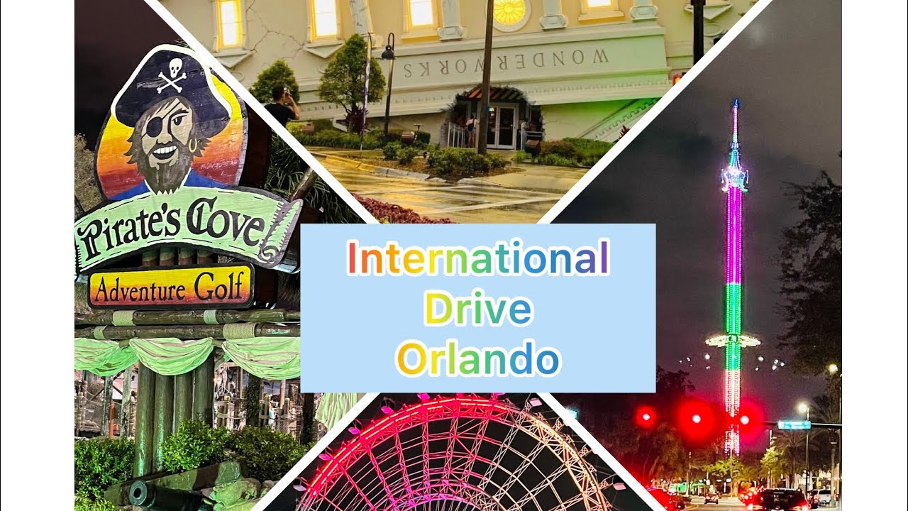 Tour at International Drive Orlando showing its Iconic places/tourist ...