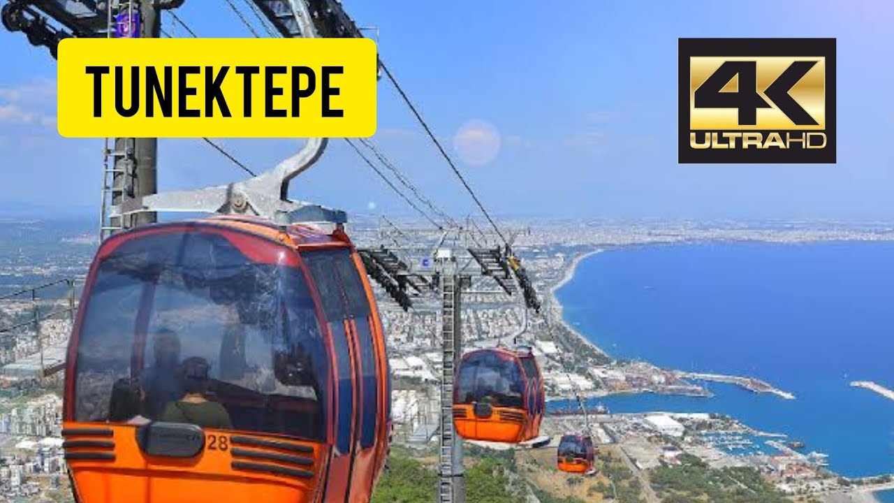 🇹🇷 Tunectepe cableway walking🚡Antalya☀️Прогулка по канатной дороге ...