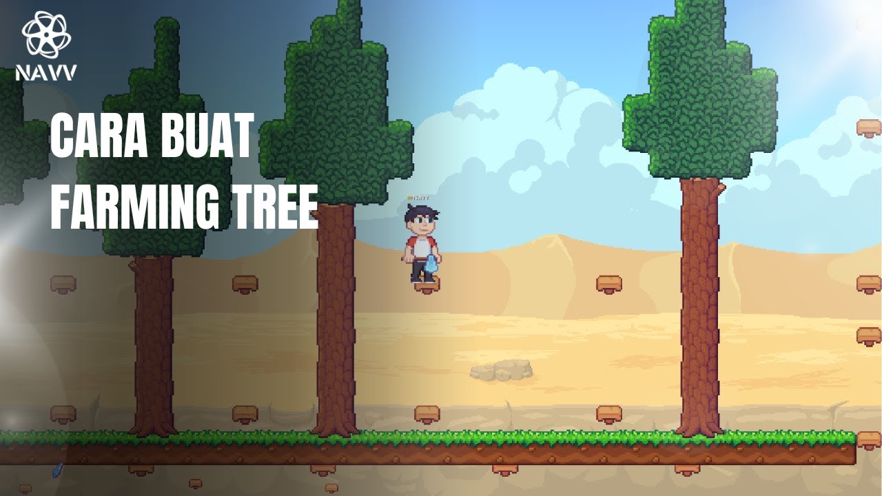 tutorial buat farming tree di crystal realms #crystalrealms - YouTube