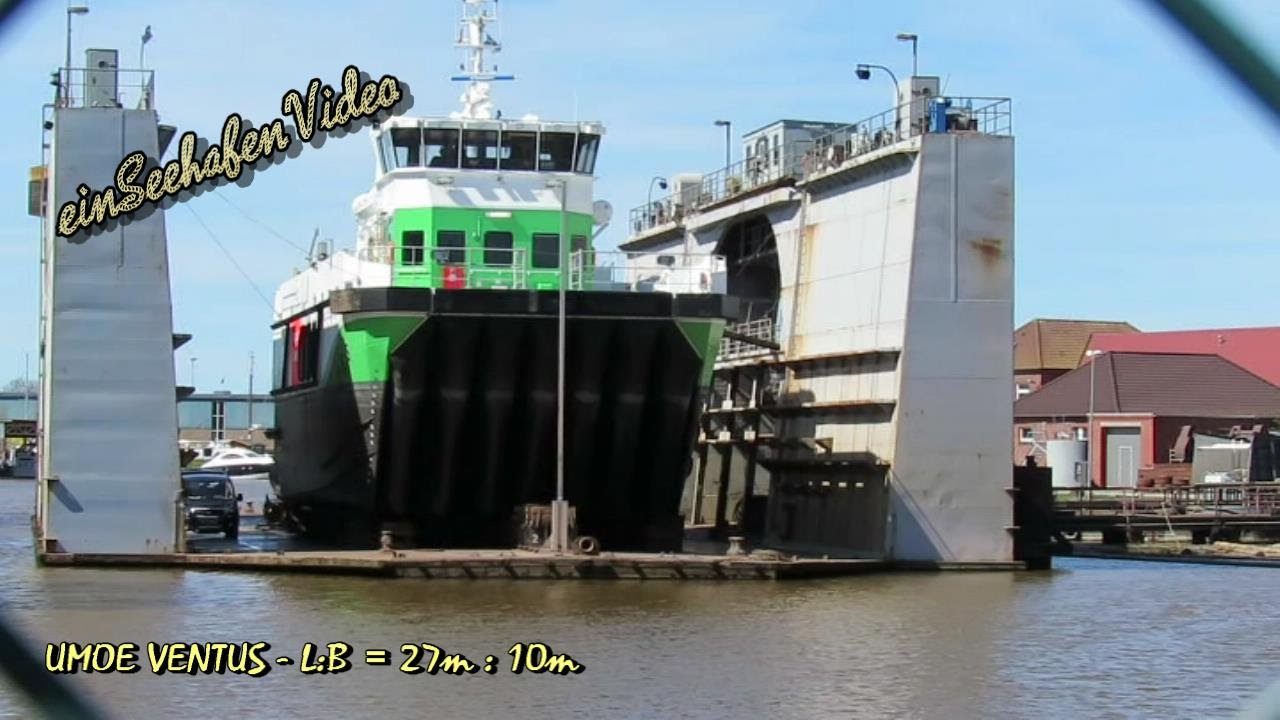 UMOE VENTUS OWNK2 IMO 9758507 in Emden floating dock Emder Schwimmdock ...