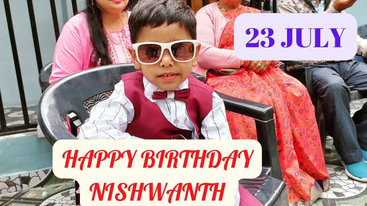 Vlog 30: Birthday Celebration of Nishwanth - YouTube