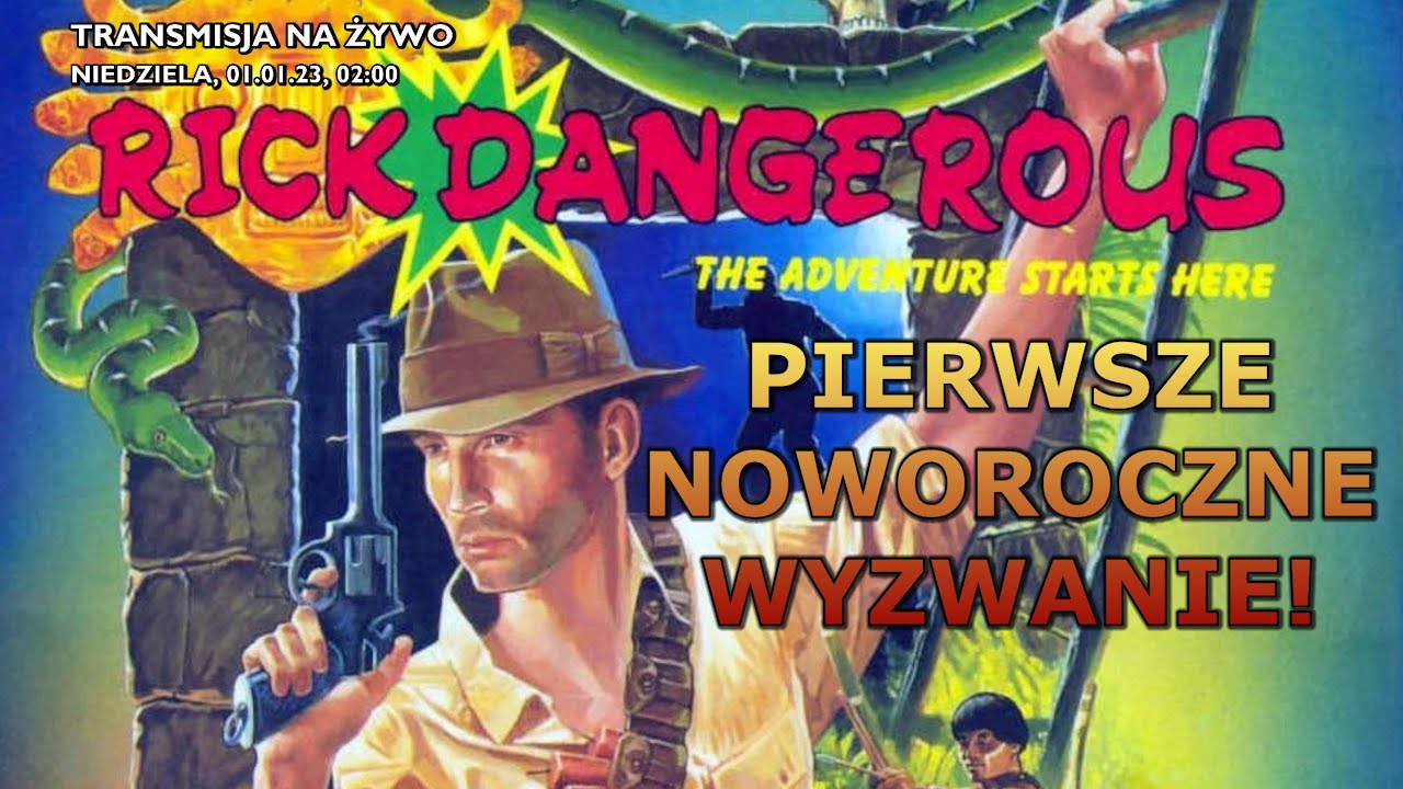 Noworoczne wyzwanie! Gramy w Rick Dangerous na Amidze! I próbujemy przejść! - YouTube