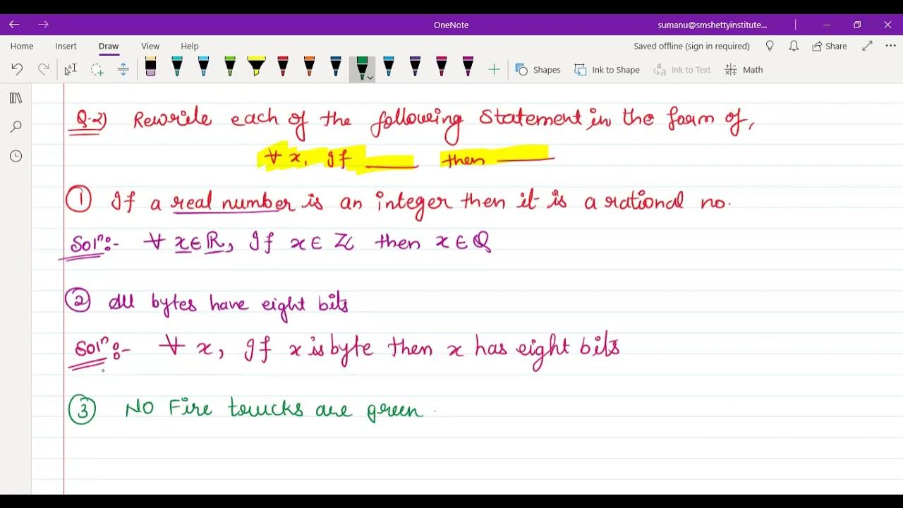 Universal Conditional Statement - YouTube