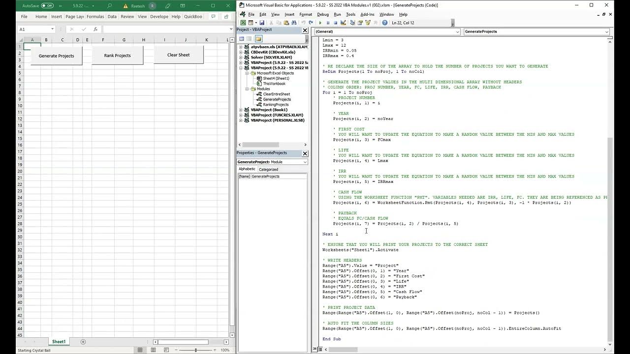 VBA Session 5 - Arrays - YouTube