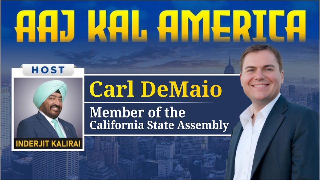 Aaj Kal America Inderjit Singh Kalirai with Carl Demaio - YouTube