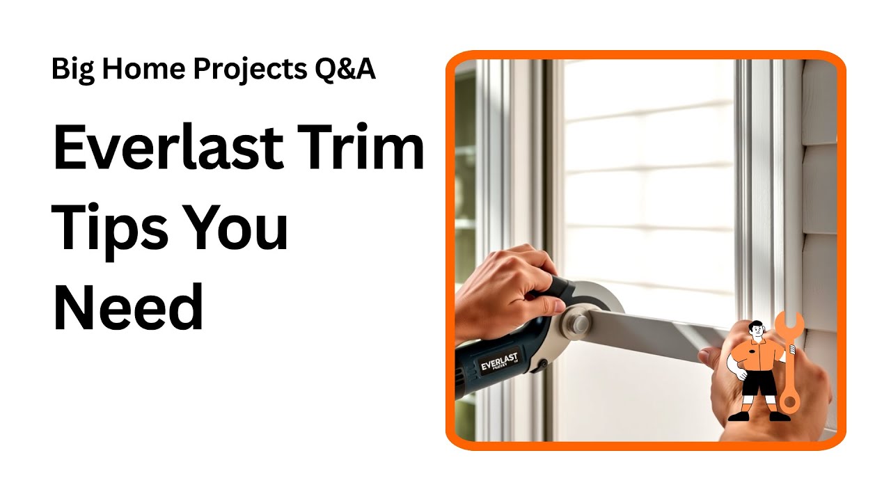 How to Install Everlast Trim Perfectly Around Doors and Windows - YouTube