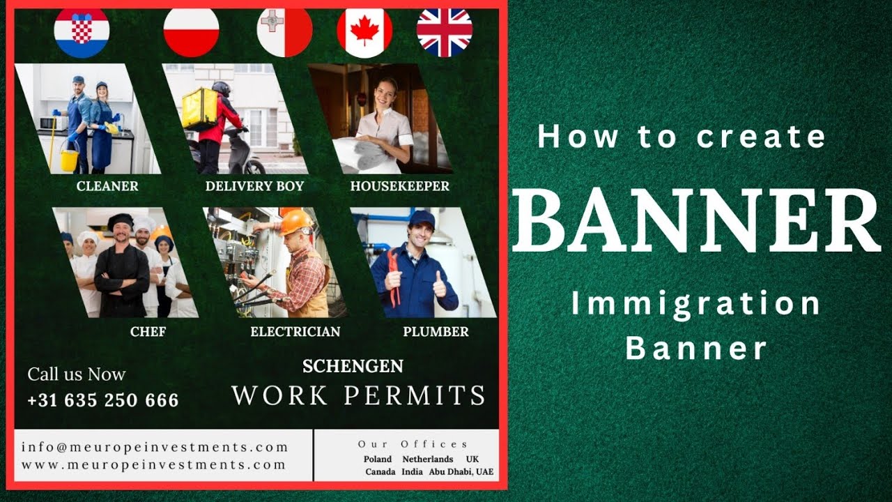 "Create Stunning Posters for Immigration & Work Permits—Step-by-Step ...