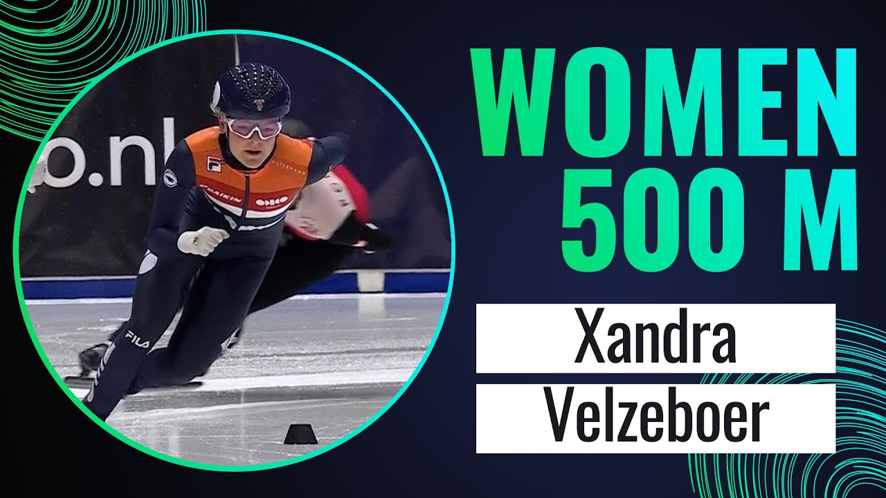 Xandra VELZEBOER (NED) | Gold | 500m Women | Gdansk 2024 | # ...