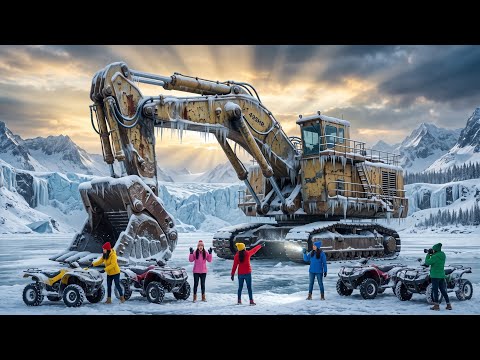World's Biggest Giant Mining Excavator Found Frozen in Ice! ❄️⛏️ | 100-Year-Old Mega Excavator 