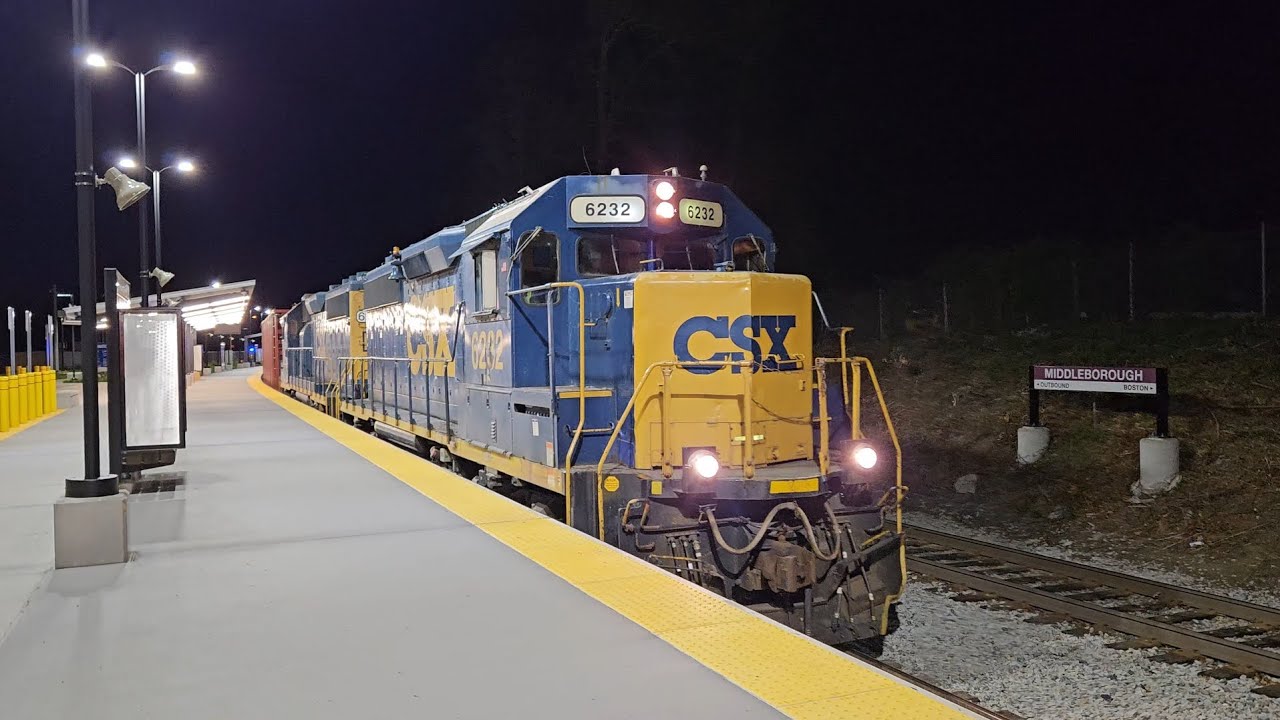 CSX Trains in Middleboro MA! 5/9/24 - YouTube