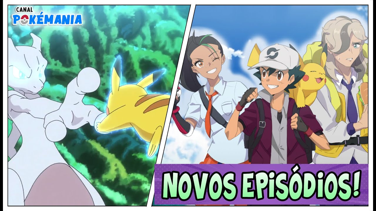 Revelado! 2 Novos Episodios! Ash Vs Mewtwo? - YouTube