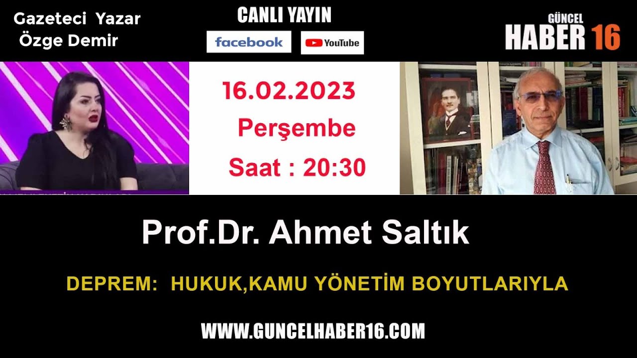 ÖZGE DEMİR İLE PRESPEKTİF'İN KONUĞU PROF.DR. AHMET SALTIK - YouTube