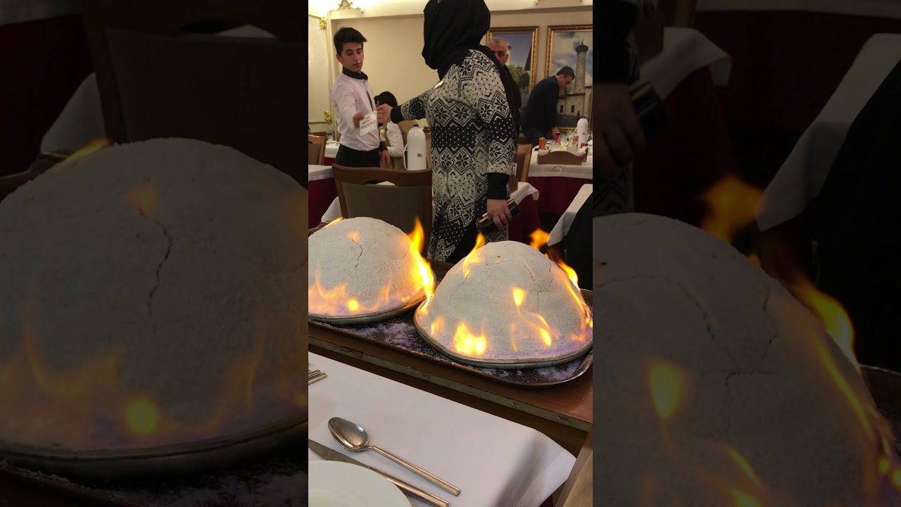 Out of This World Chicken Baked in a Salt Made Dome, Istanbul, Turkey ...