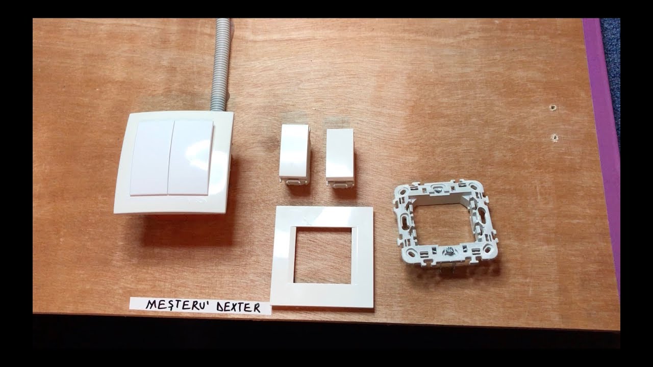 Montarea întrerupătorarelor modulare - YouTube