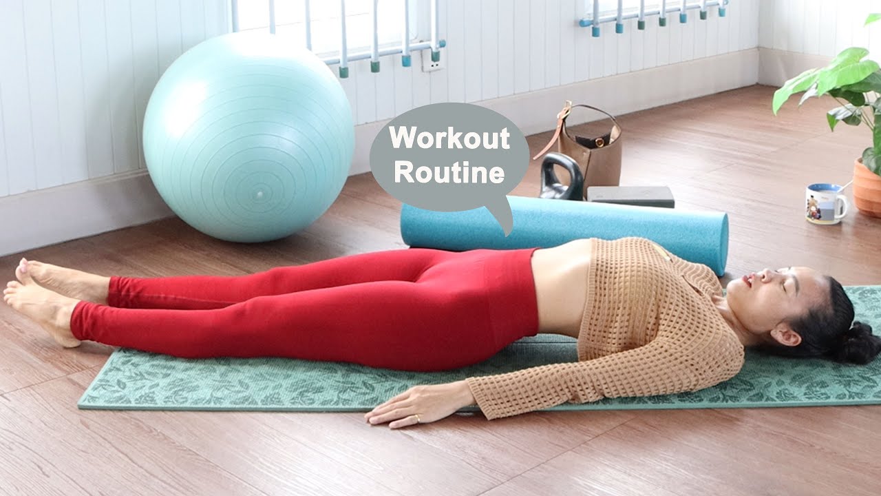 Gymnastics girl - daily workout at home - YouTube