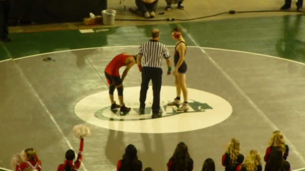 2013 2A WA wrestling state finals 113lbs - YouTube