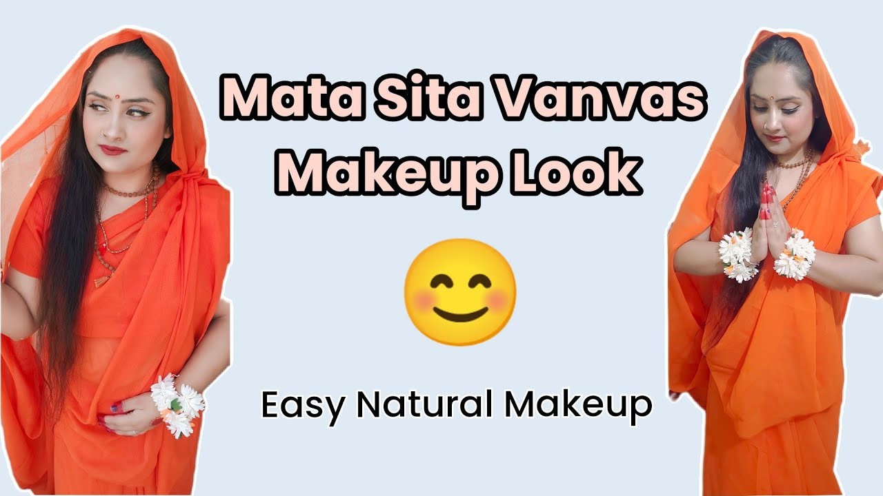 Easy & Simple Mata Sita Makeup Look. - YouTube