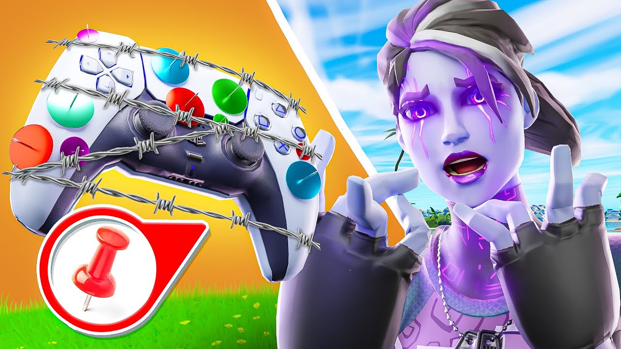 Trying the most *PAINFUL* controller in Fortnite! (Challenge) - YouTube