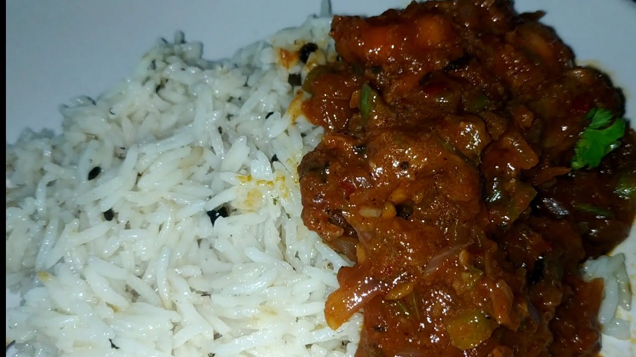 Rice with Tamatim chicken. - YouTube