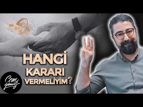 Evlilik Sorunlarında Verebileceğin 3 Karar Nedir?
