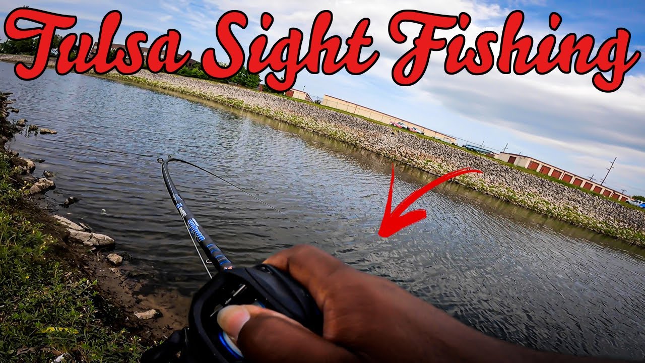 INSANE Sight Fishing For Huge BASS On Beds (Tulsa Fishing) - YouTube