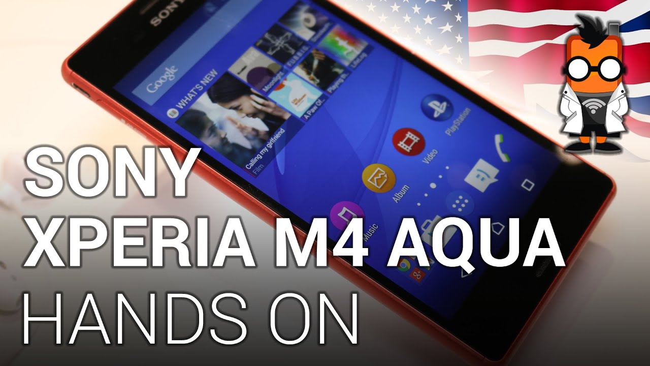 Sony Xperia M4 Aqua - Waterproof mid-range Smartphone hands on at MWC ...