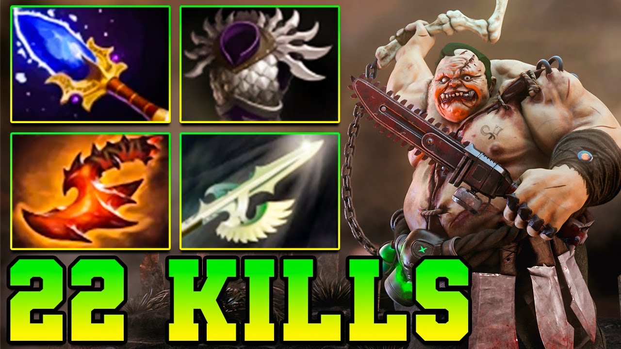22 Kills Pudge !! Pudge Dota 2 Mid Lane Carry Meta Pro Hooks Pro ...