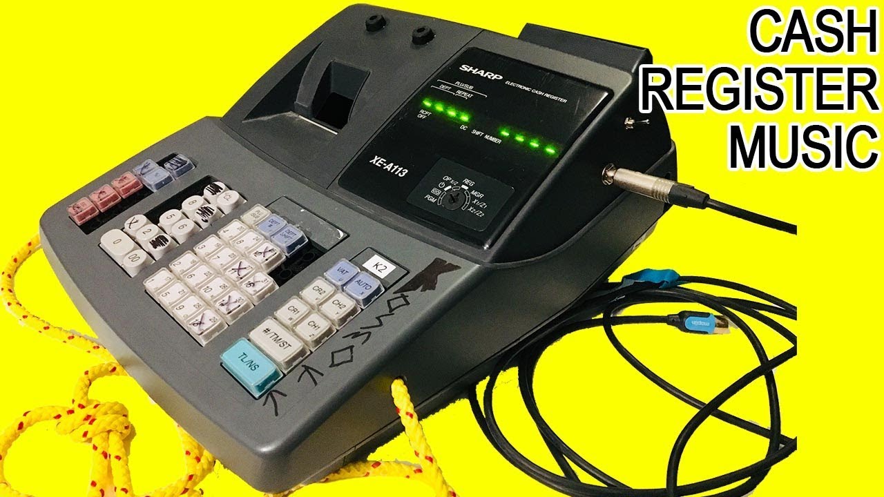 MUSICAL CASH REGISTER, the modified cash register controller - YouTube