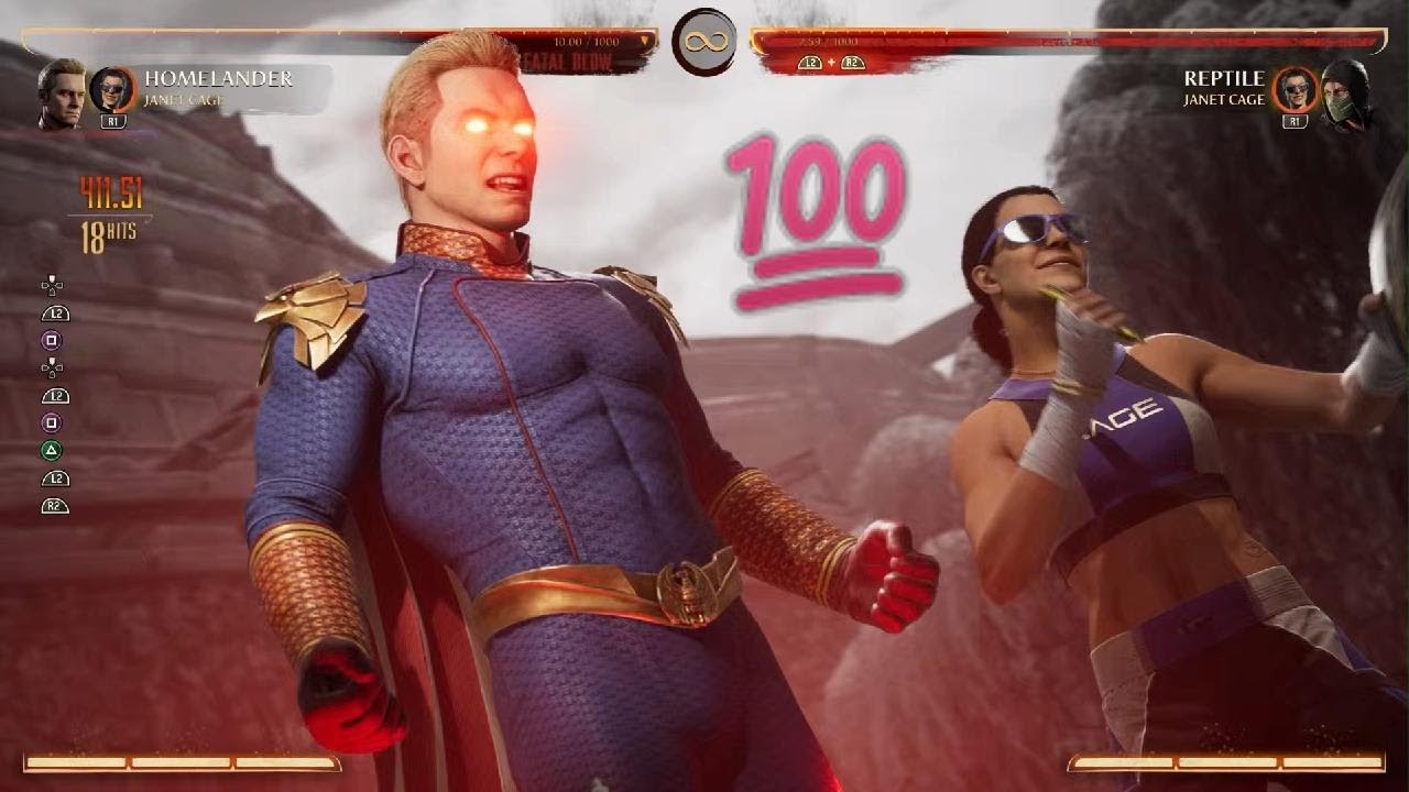 Homelander hand gymnastics kombo - YouTube
