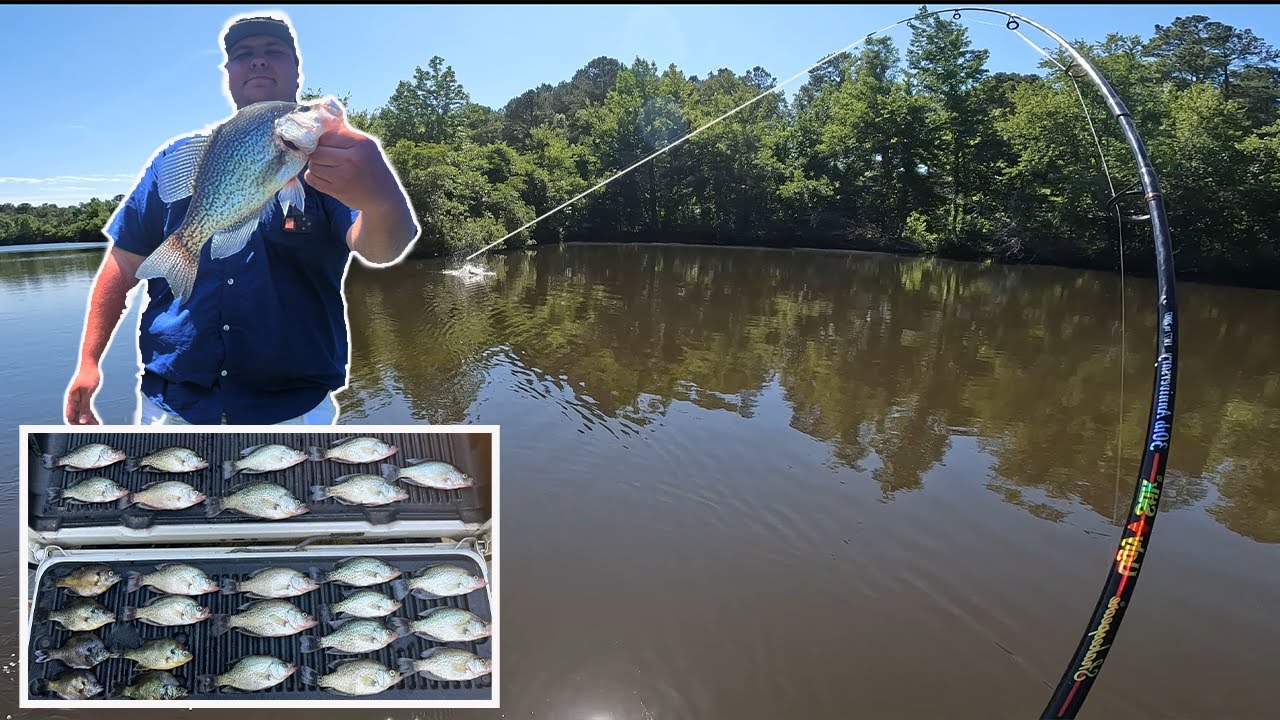 Fishing A Private POND for SLAB Crappie | Catch Clean Cook | Fishing ...