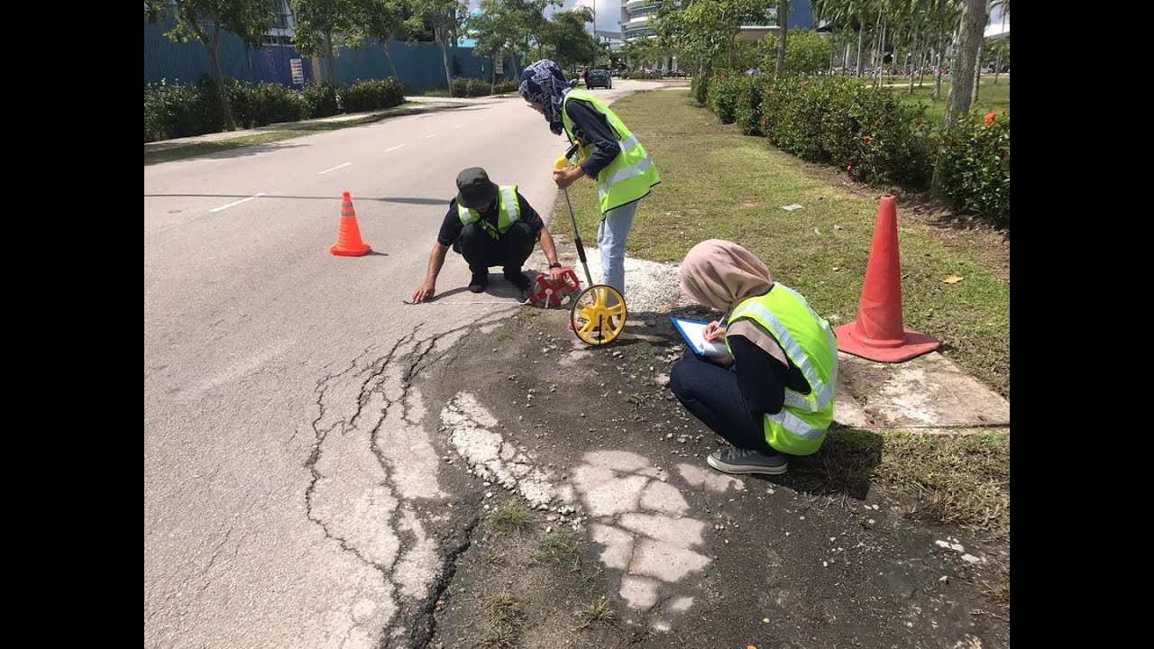 Highway Engineering Project (PCI) - YouTube