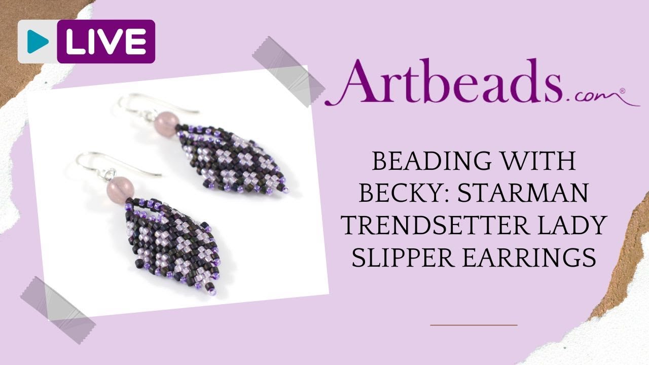 Beading with Becky: Peyote Stitch Increase and Decrease Earrings - YouTube