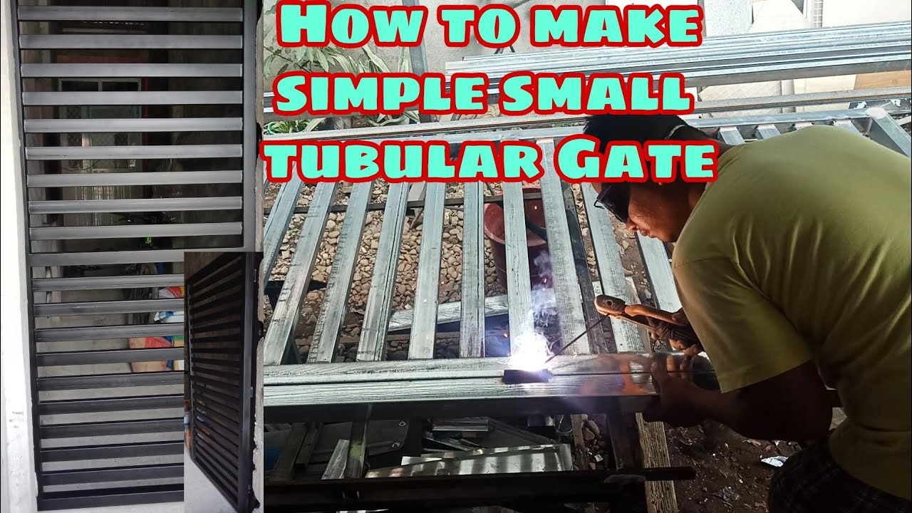 How to make small tubular gate - YouTube