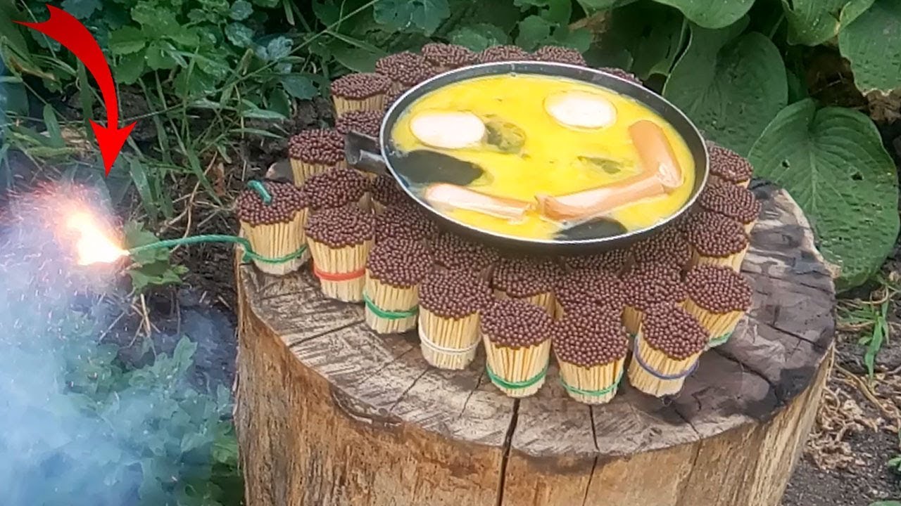 Experiment 10000 Matches vs Eggs / Cool Match Chain Reaction / Amazing ...