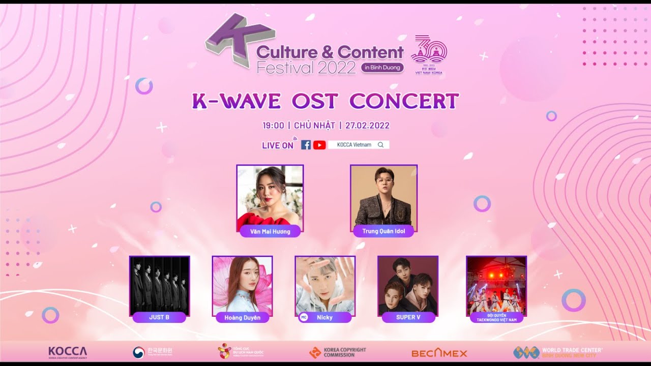 [HIGHLIGHT] 2022 K-WAVE OST CONCERT IN BINH DUONG - YouTube