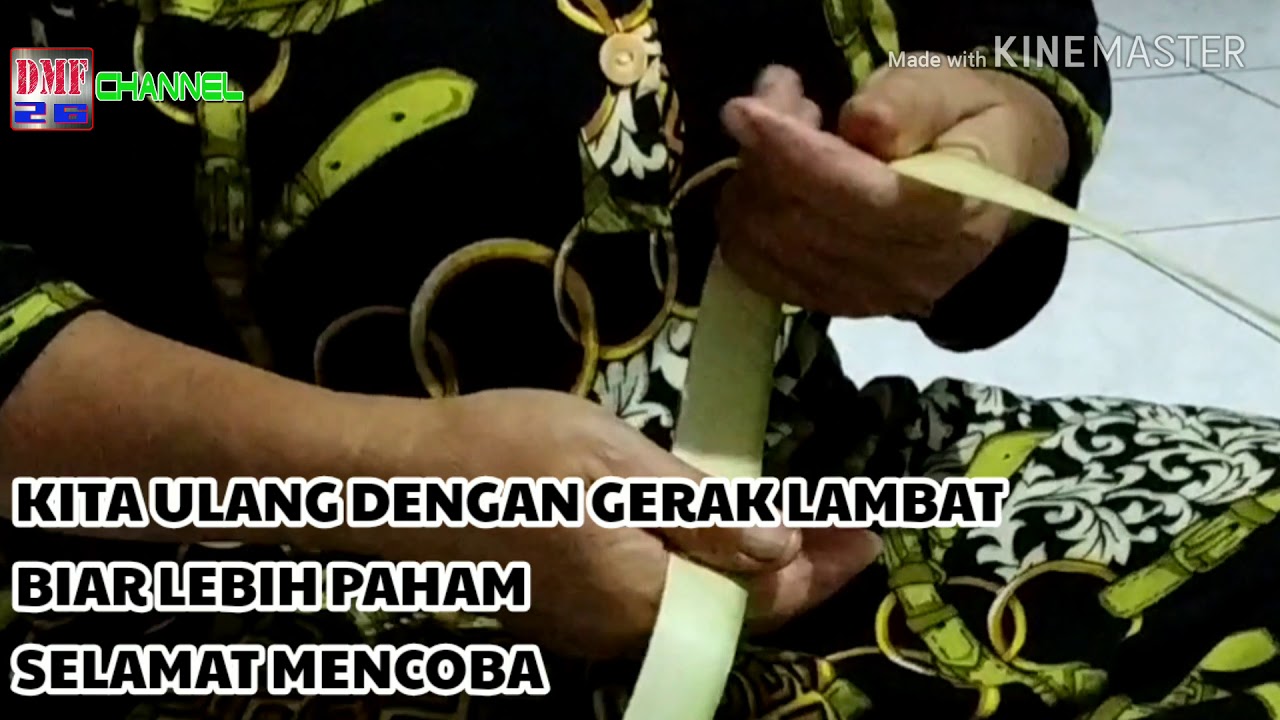 Tutorial Cara Membuat Ketupat Lebaran Cangkang Kupat Youtube