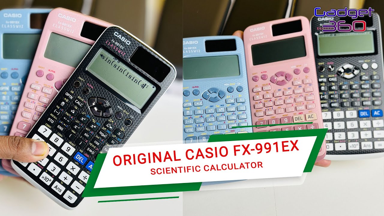Original Casio Fx-991EX Scientific Calculator - YouTube