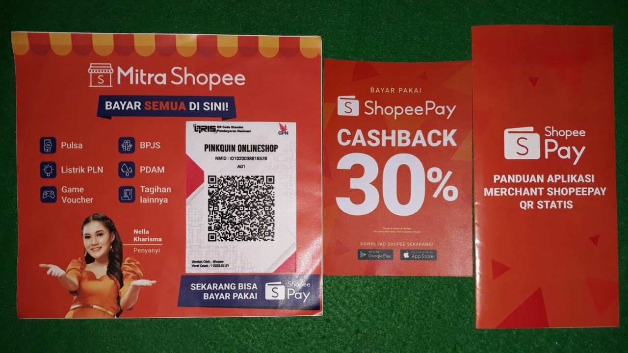 Unboxing Stiker Mitra Shopee / Merchant Shopee - YouTube