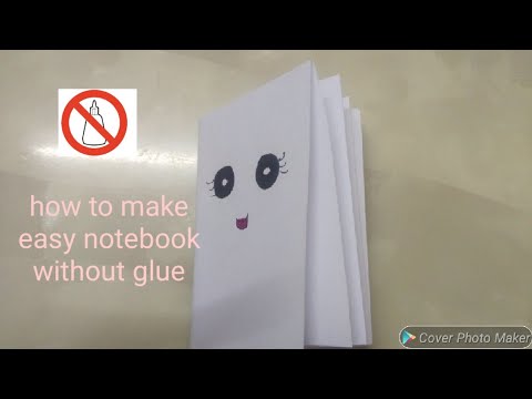 How to make mini notebook /without glue/ with 1 sheet - YouTube