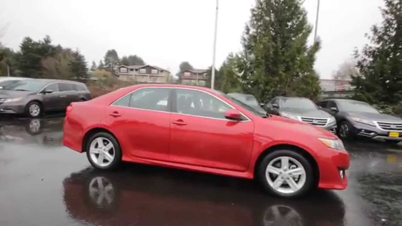 2014 Toyota Camry | Red | EU792131 | Seattle | Renton - YouTube