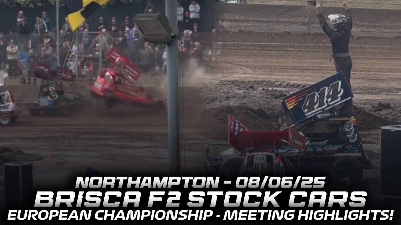 BriSCA F2 Stock Cars - European Championship 2025 (Meeting Highlights ...