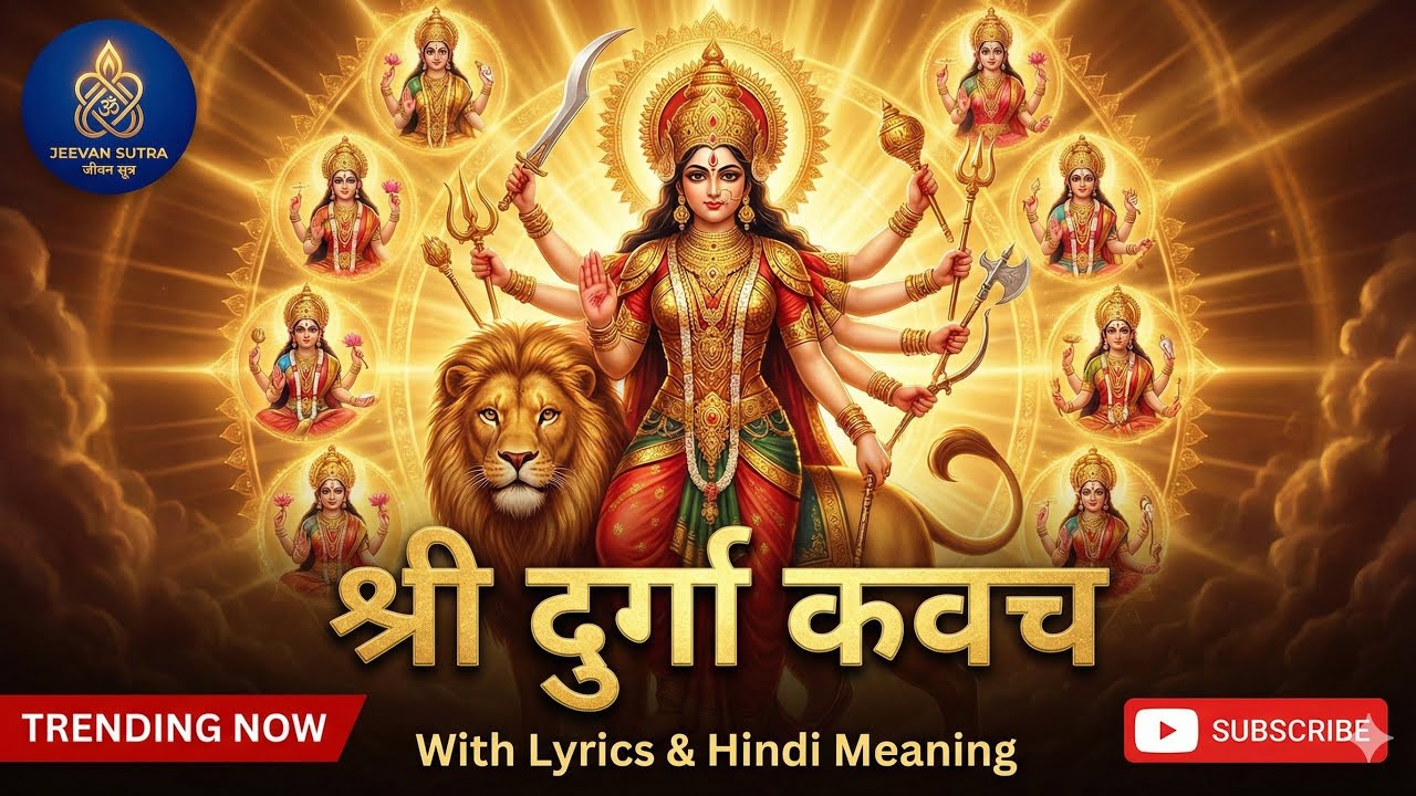 Durga Kavach with Hindi Meaning | Listen Daily for Powerful Protection ...