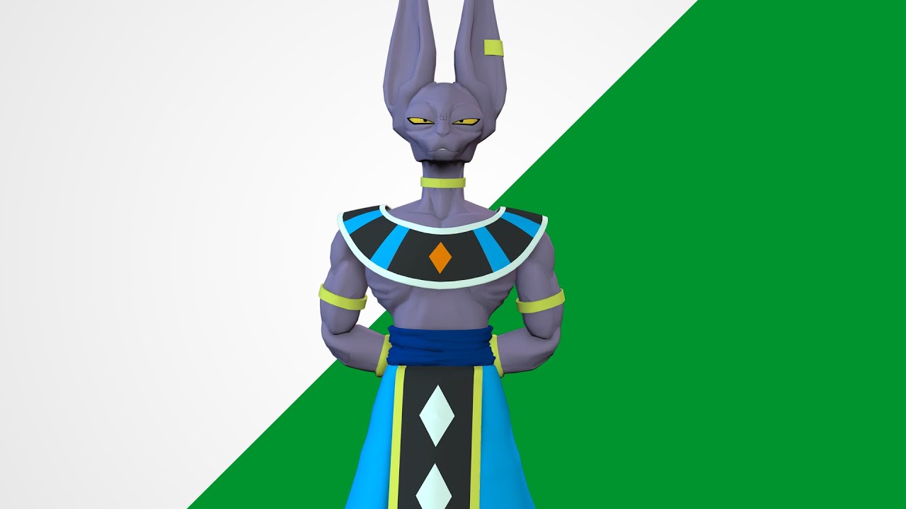 GREEN SCREEN & BLUE SCREEN - BEERUS (DRAGON BALL) - YouTube