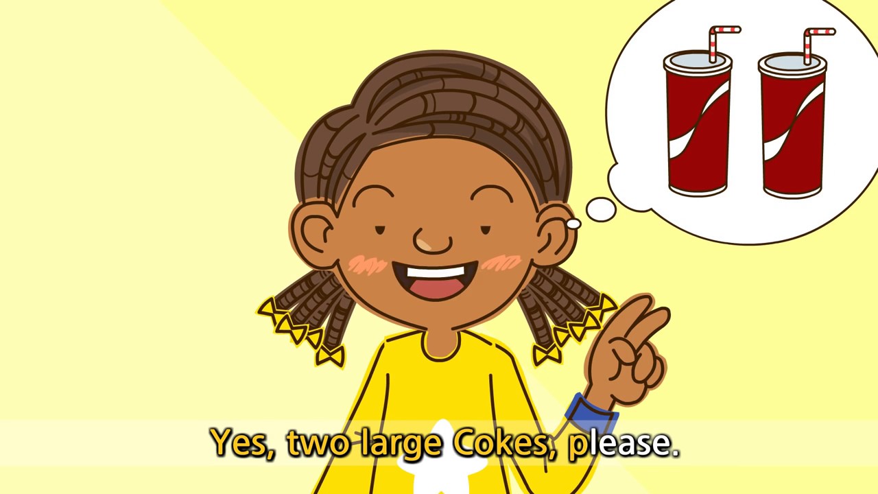 Order May I take your order Anything else For here or to go English for ...