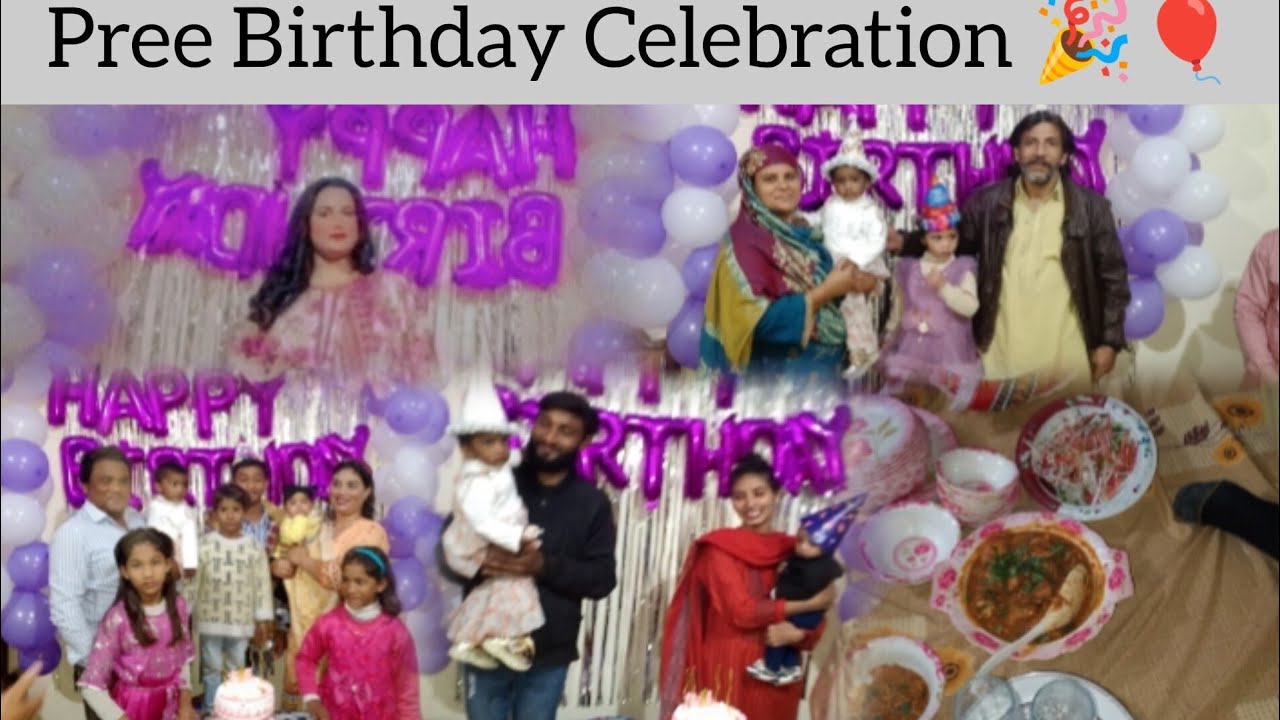 Pree Birthday Celebration 🎈🎉 ||Brianna First Birthday|| Beenish Sabir ...