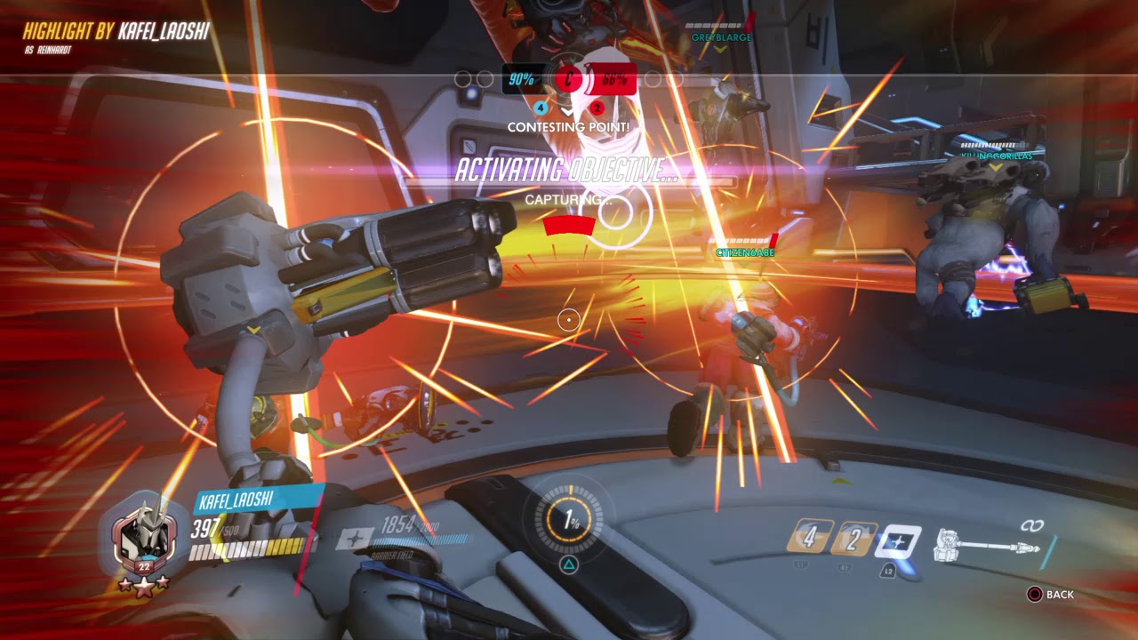 Rein Pin Sacrifice - Overwatch Reinhardt - YouTube