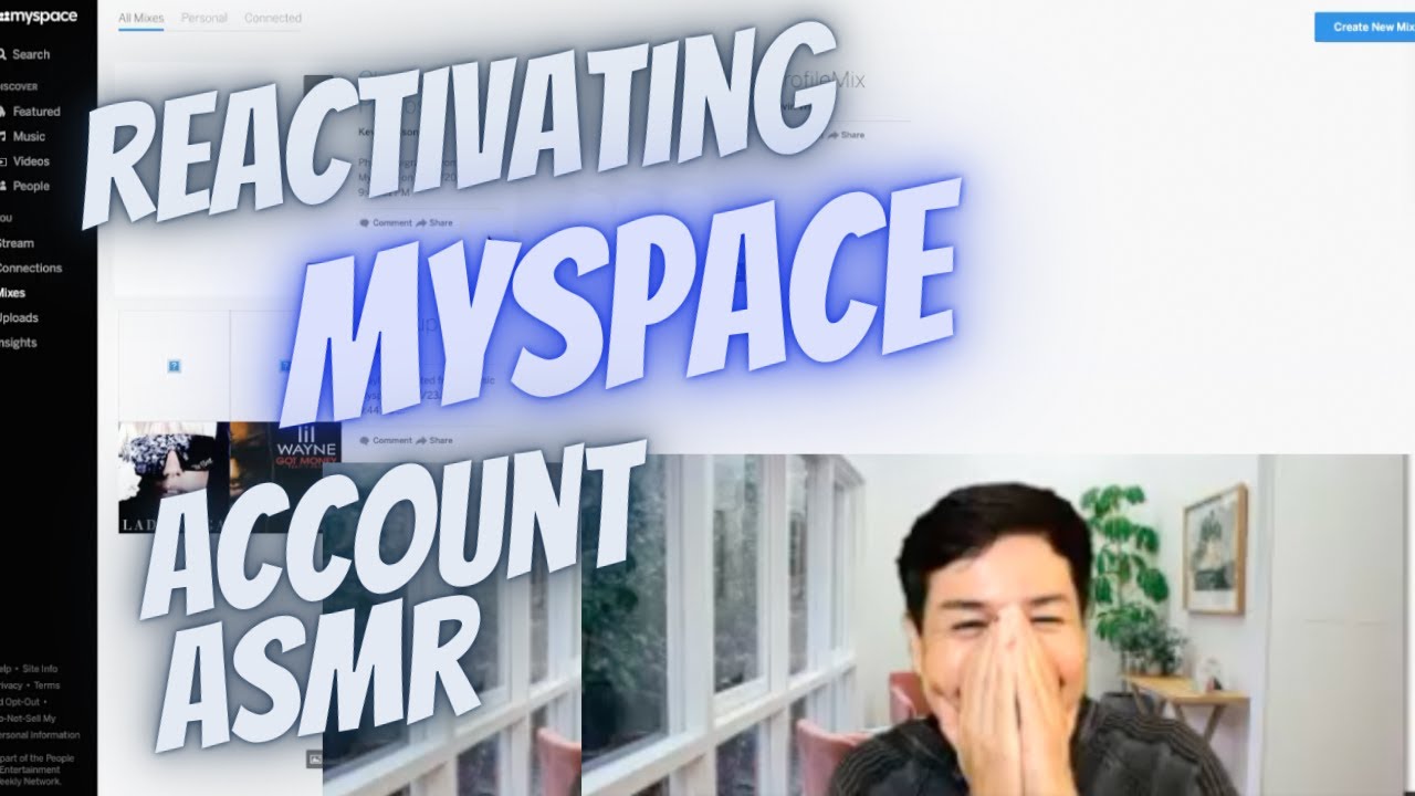 Reactivating MYSPACE Account ASMR - YouTube