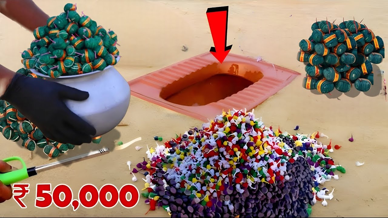 4800000 Firecrackers Were Put Into The Snake 🐍 at One Time || Testing ...