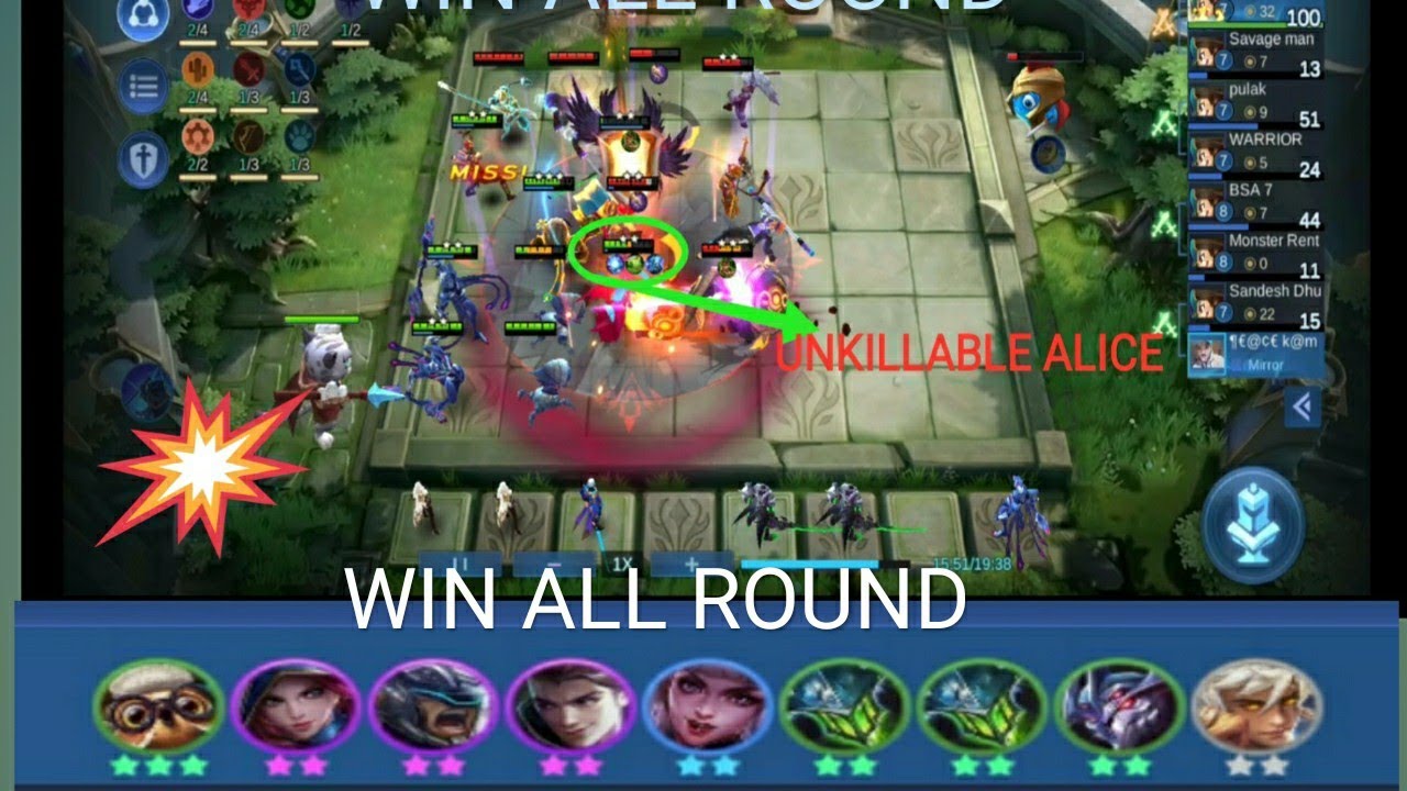 MAGIC CHESS MOBILE LEGEND | Win All Round Magic Chess | 2020| - YouTube