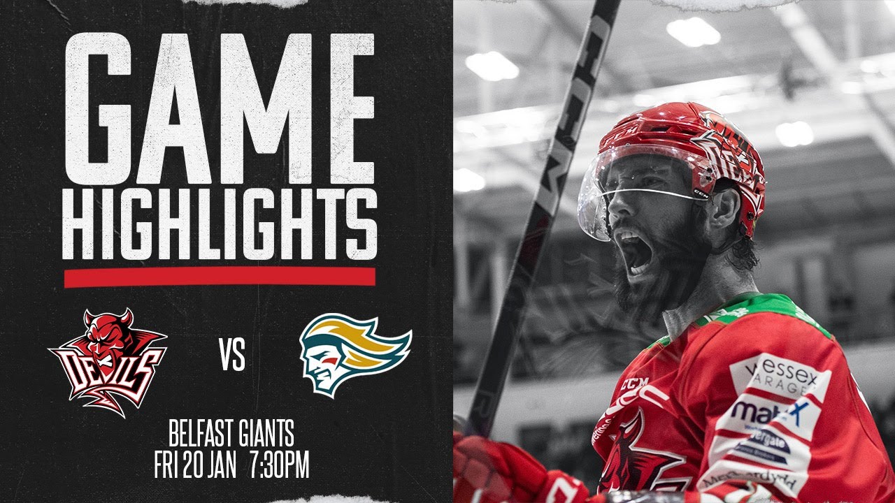 Cardiff Devils v Belfast Giants Highlights - Jan 20th, 2023 - YouTube
